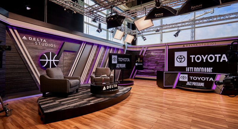 Utah Jazz Delta Broadcast Studio | Pinnacle